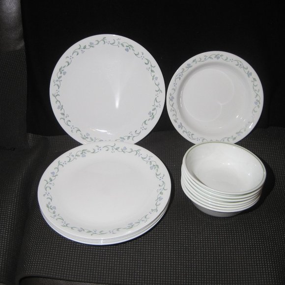 Corelle | Dining | 5 Corelle Country Cottage Dishes Corning Ware Made ...